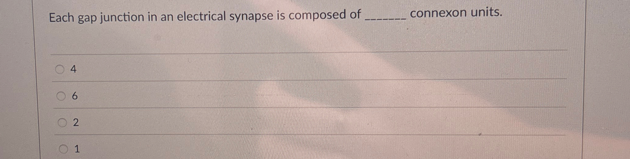 High Quality SOLUTION Each gap junction in an electrical synapse is | Chegg.com