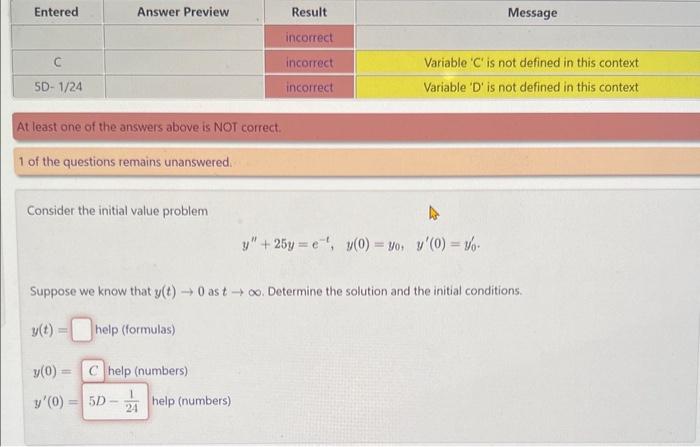 Solved HAVE TO ACTUALLY FIND THE VALUE OF C1 AND C2 AS WELL | Chegg.com