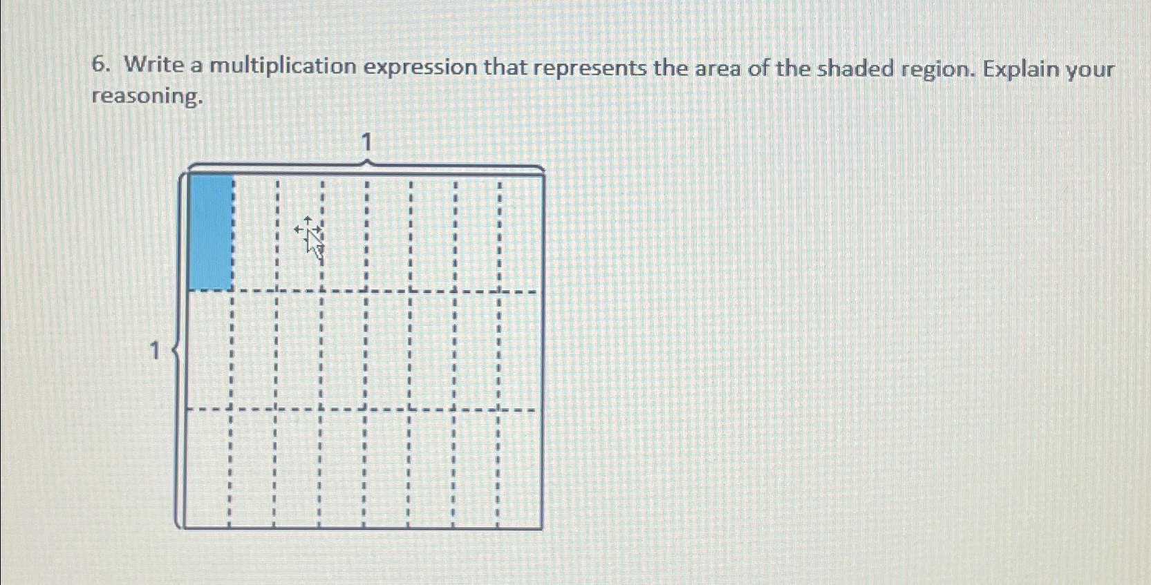 Solved Write a multiplication expression that represents the | Chegg.com