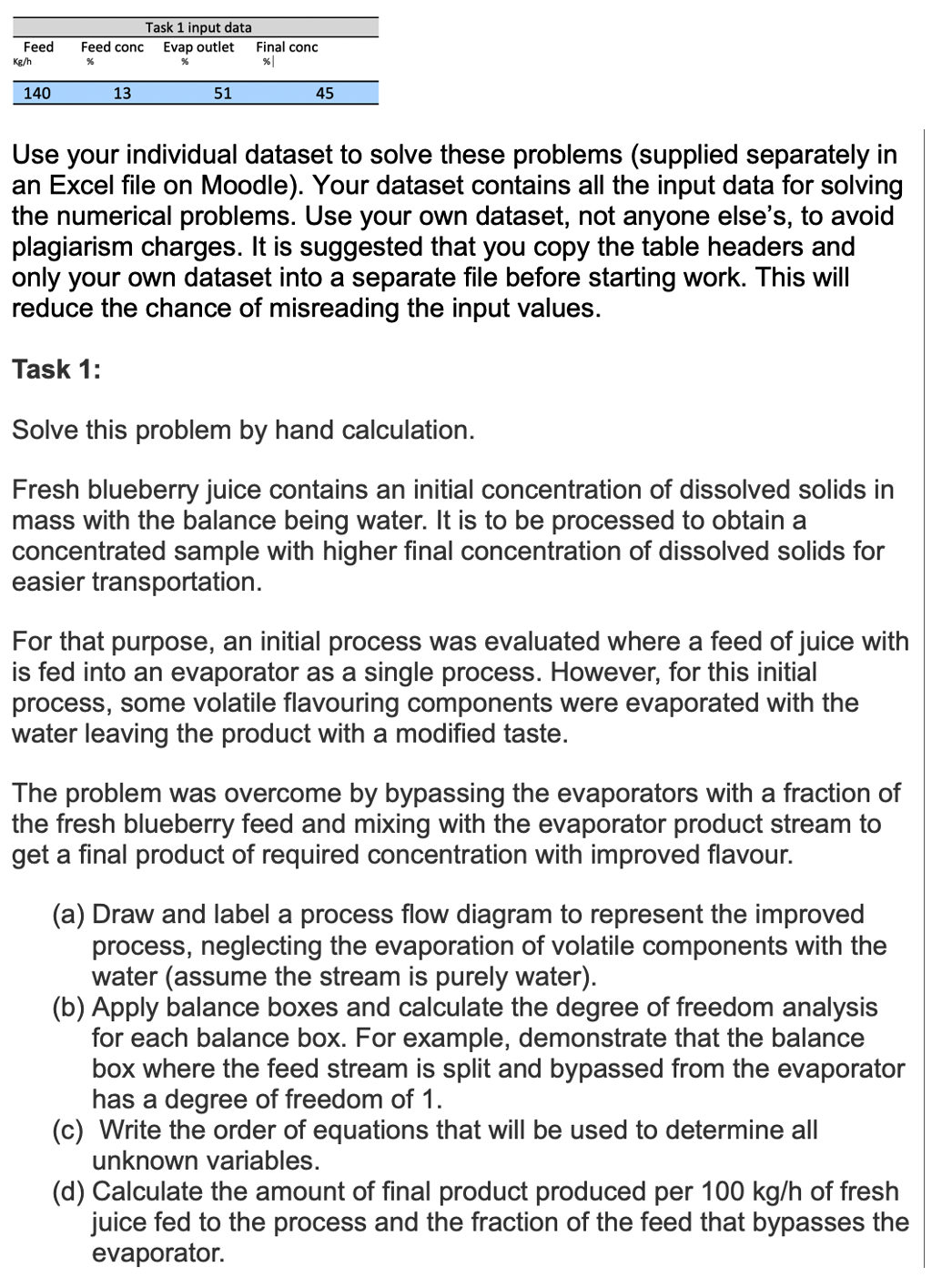 Solved Use your individual dataset to solve these problems | Chegg.com