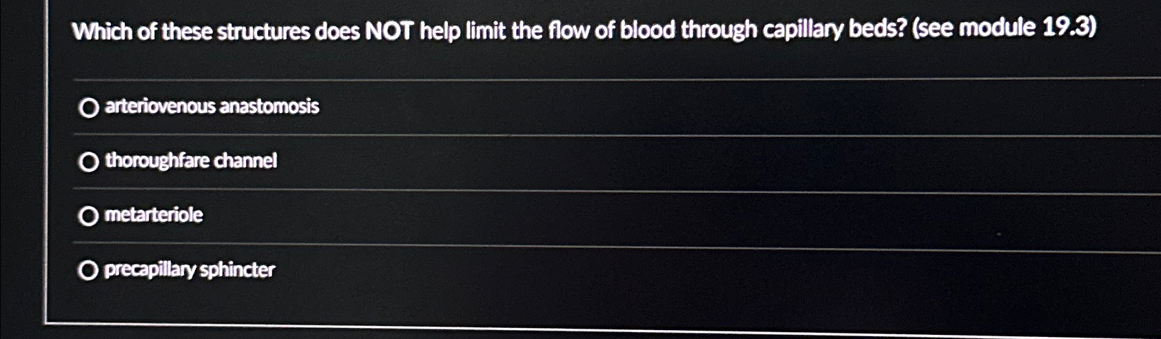 Solved Which of these structures does NOT help limit the | Chegg.com