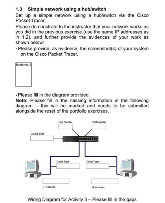 Solved 1. Basic connectivity As part of this activity | Chegg.com