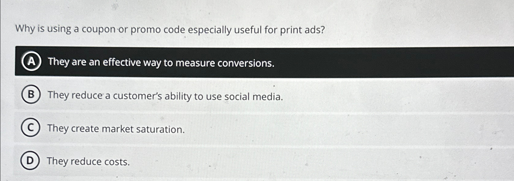 Solved Why is using a coupon or promo code especially useful | Chegg.com