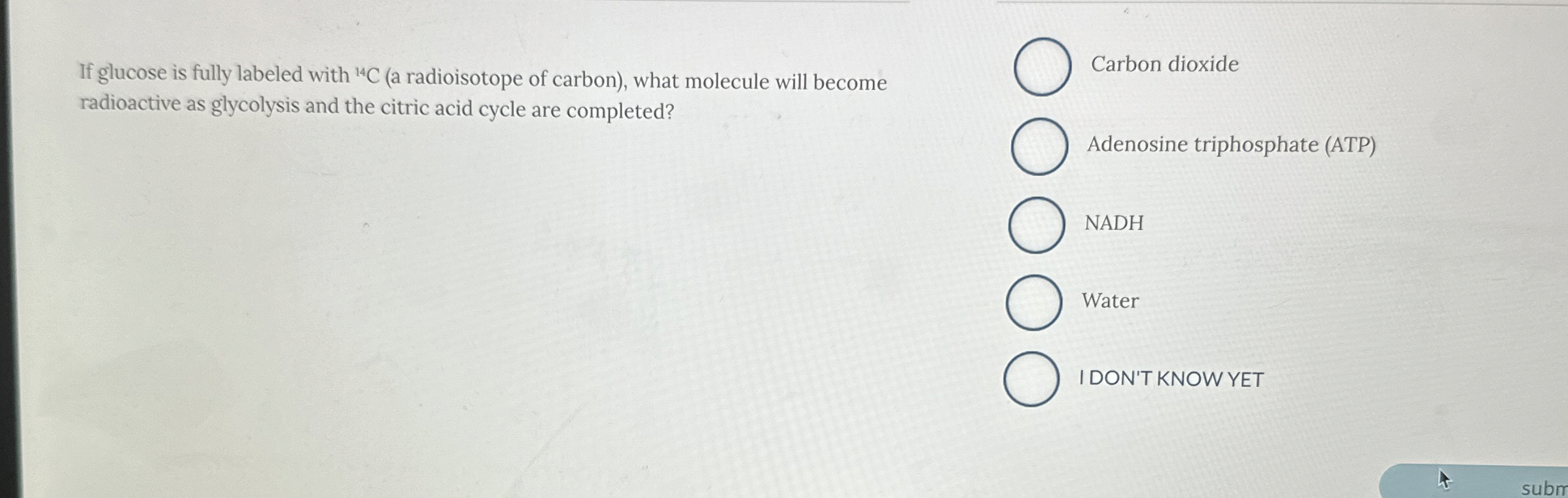 Solved If glucose is fully labeled with ?14C (a radioisotope | Chegg.com