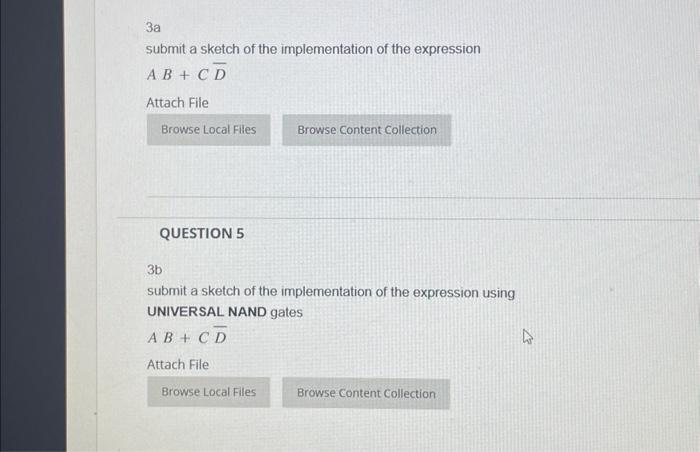 Solved 3a submit a sketch of the implementation of the | Chegg.com