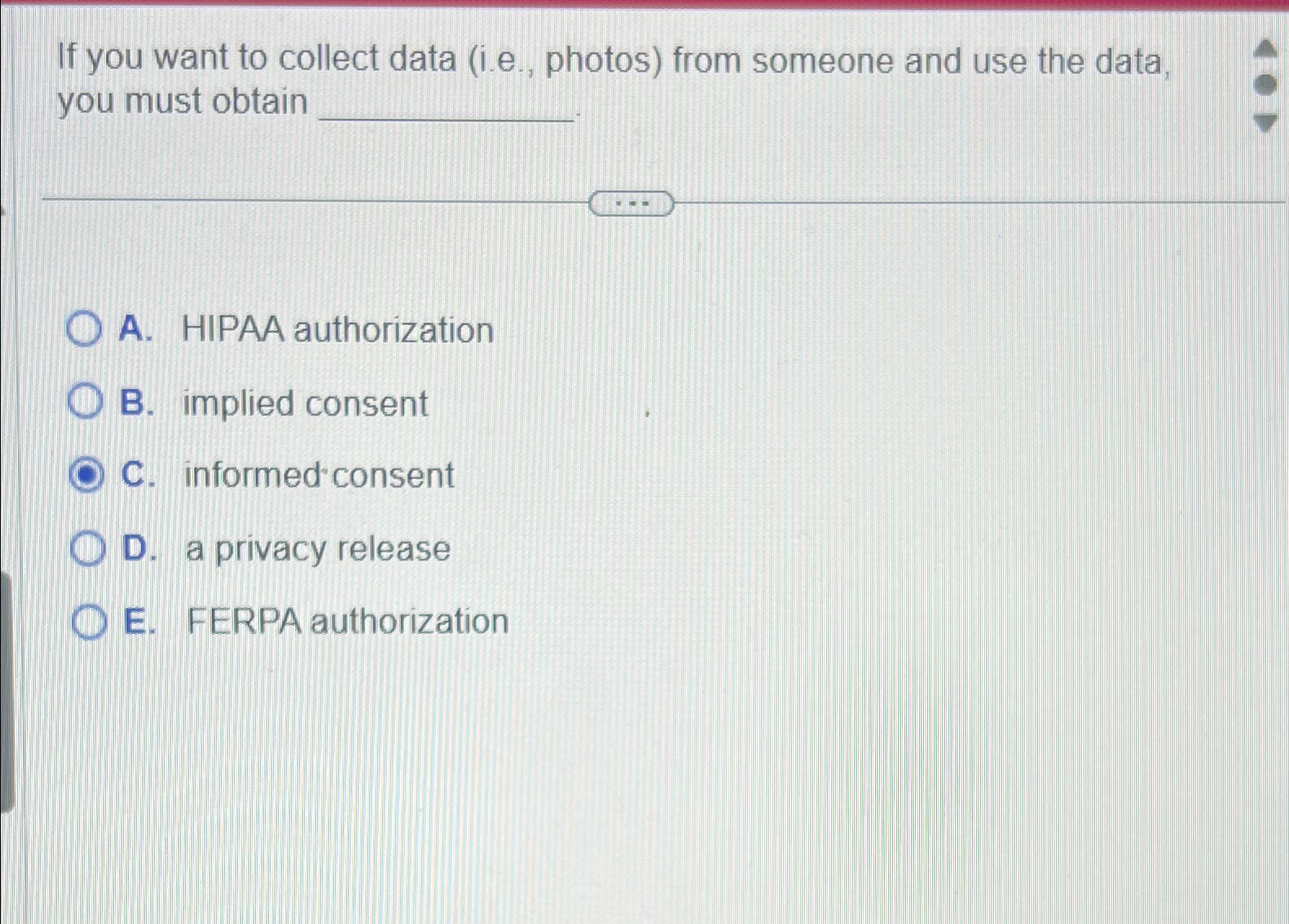 Solved If you want to collect data (i.e., ﻿photos) ﻿from | Chegg.com
