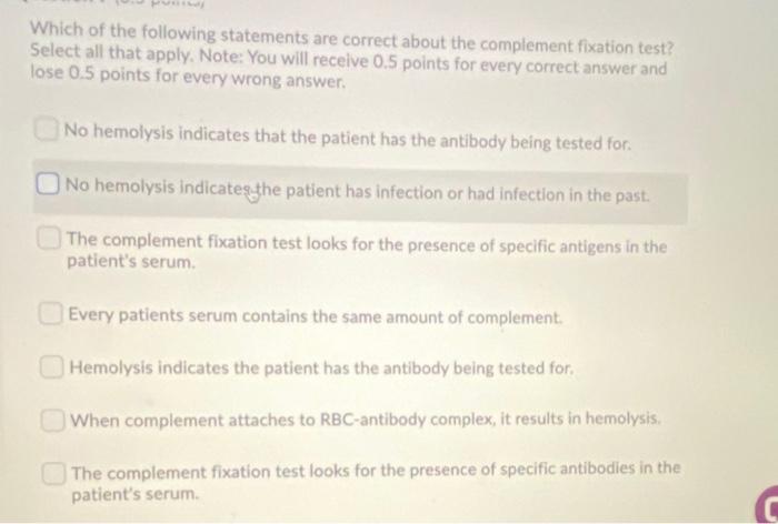 Solved Which of the following statements are correct about | Chegg.com