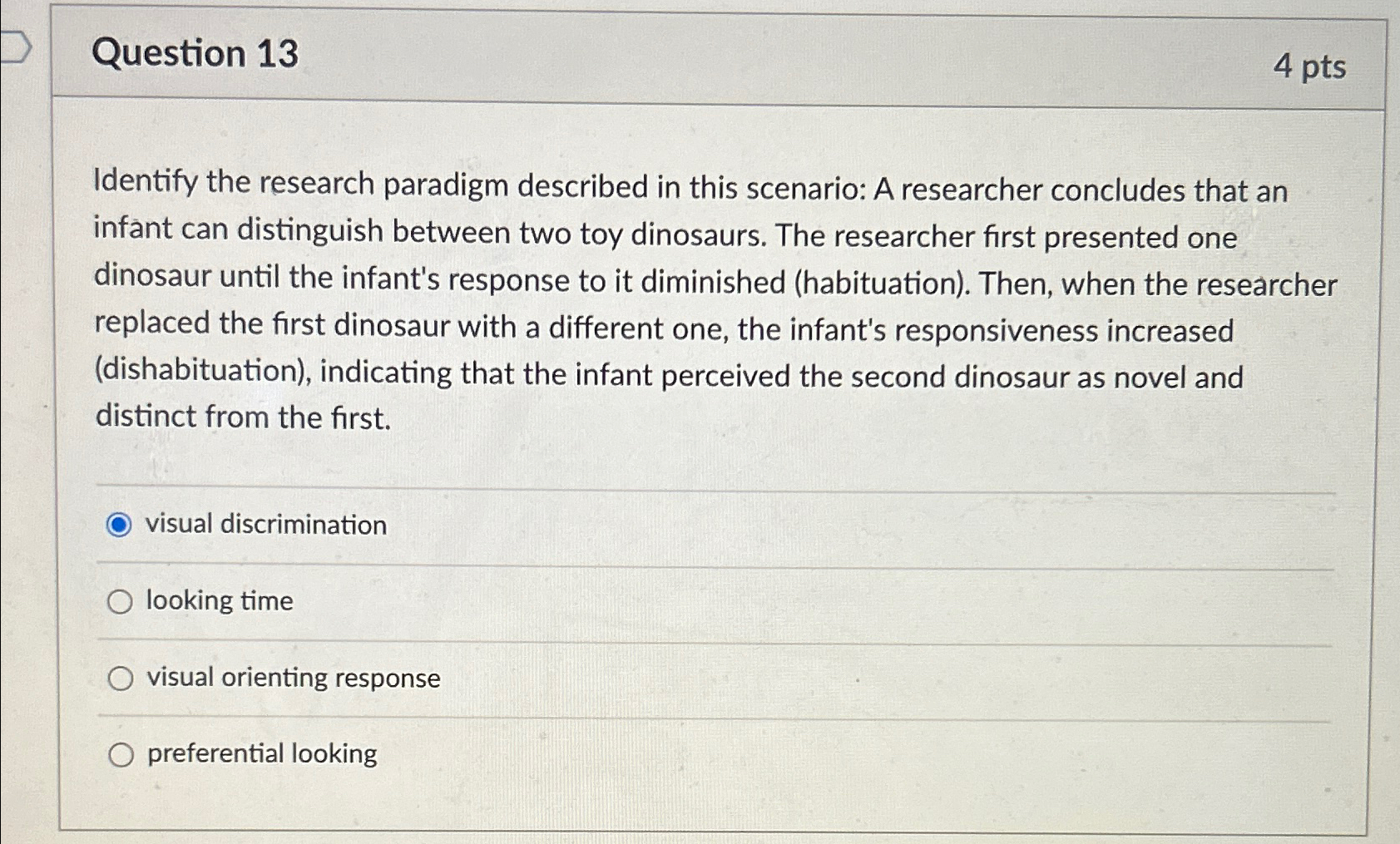 Solved Question 134 ﻿ptsIdentify the research paradigm | Chegg.com