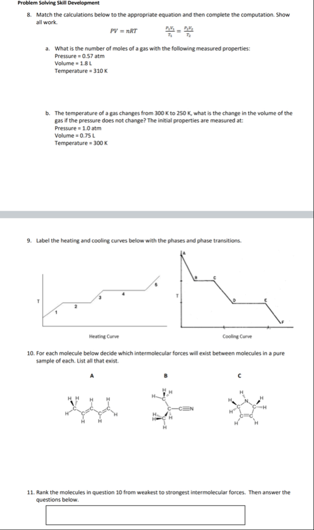 Solved Problem Solving Skill Development8. ﻿Match the | Chegg.com