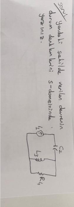 Solved circuit analysis 2devre teorisi 2 the state equations | Chegg.com