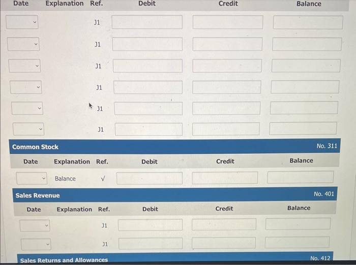 Solved Enter the beginning balances in the ledger accounts | Chegg.com