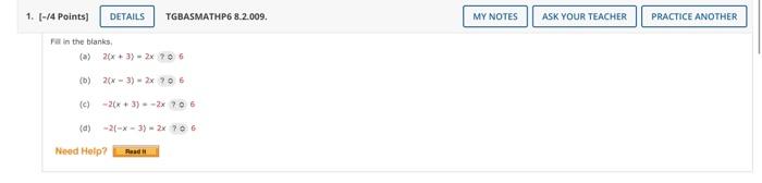 Solved What are the four fundamental operations you do in an | Chegg.com