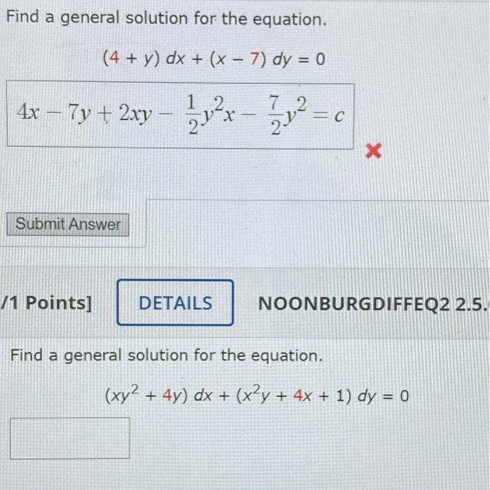 Solved Im confused on when solving for c. if you could | Chegg.com