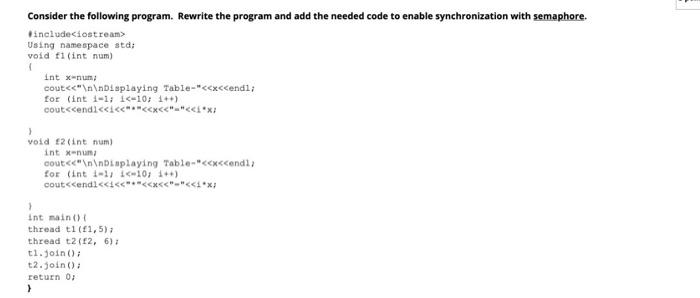 Solved Consider the following program. Rewrite the program | Chegg.com
