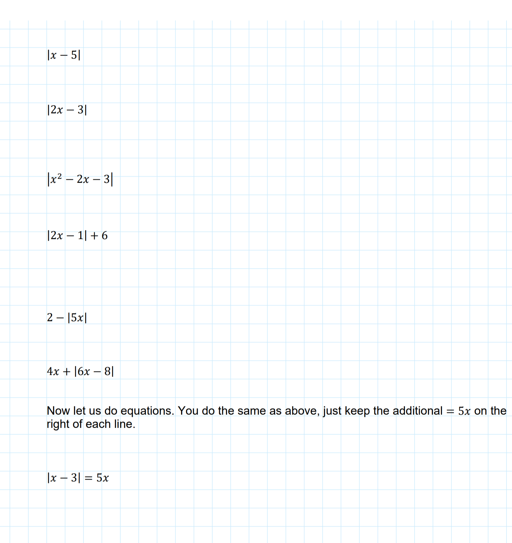 Solved Absolute value | Chegg.com