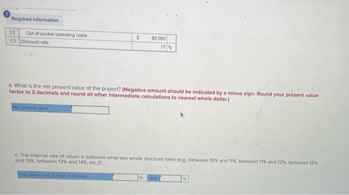 Required information The Chapter 14 Form worksheet is | Chegg.com