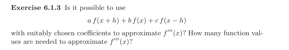 Solved Exercise 6.1.3 ﻿Is it possible to | Chegg.com