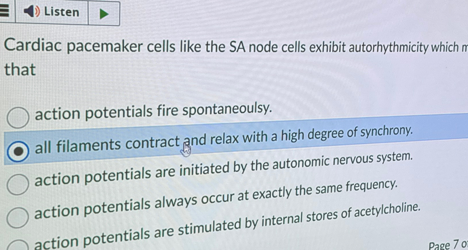 Solved Cardiac pacemaker cells like the SA node cells | Chegg.com