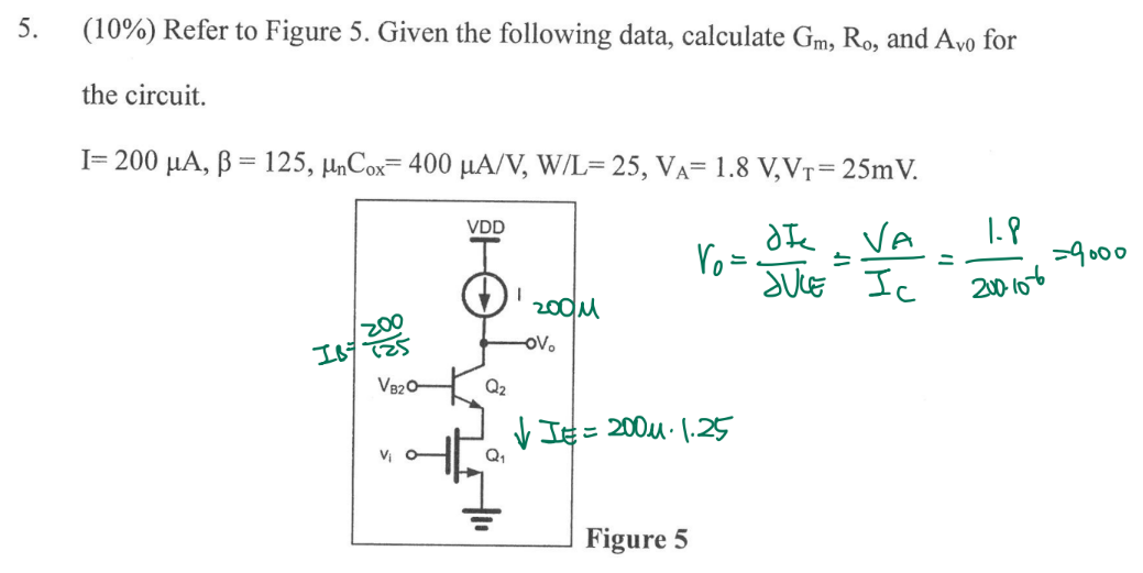 Solved (10%) ﻿Refer to Figure 5. ﻿Given the following data, | Chegg.com