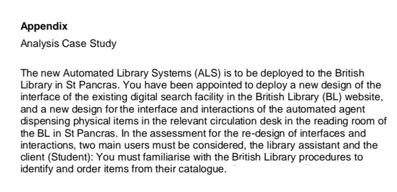 Appendix Analysis Case Study The new Automated | Chegg.com