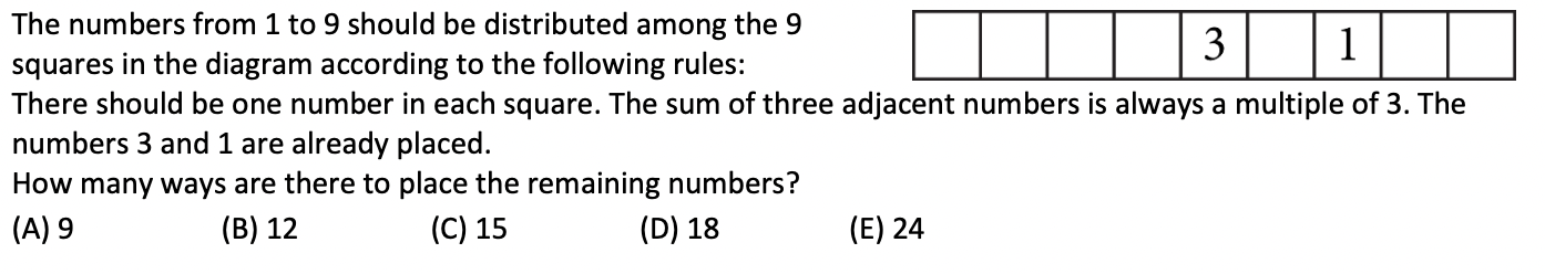 Solved The numbers from 1 ﻿to 9 ﻿should be distributed among | Chegg.com