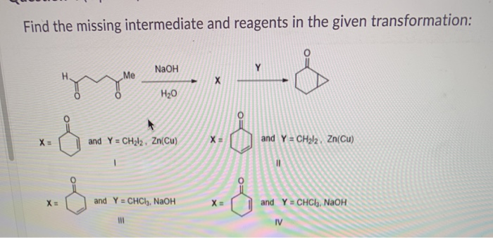 Solved Find the missing intermediate and reagents in the | Chegg.com
