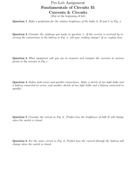 Solved Pre-Lab Assignment Fundamentals of Circuits II: | Chegg.com