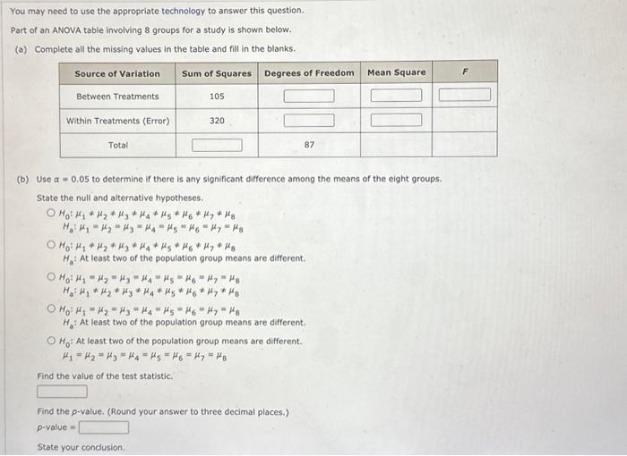 Solved You may need to use the appropriate technology to | Chegg.com