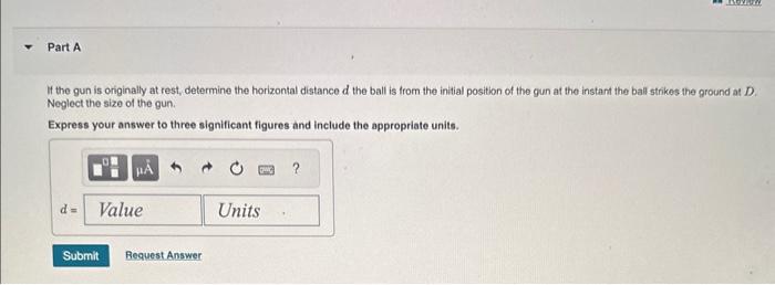 Solved The 5.5 kg spring-loaded gun rests on the smooth | Chegg.com