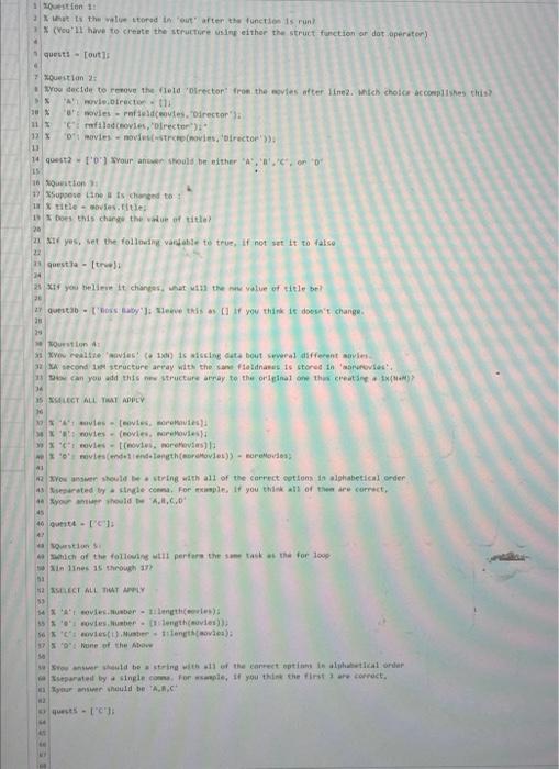 Solved The Following Function Takes In A Structure Array Of