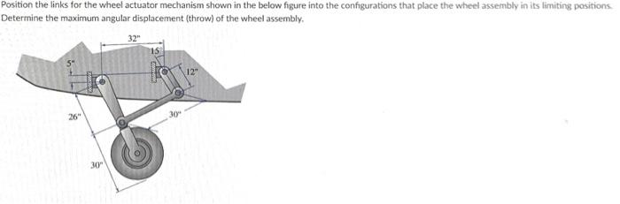 Solved Post the links for the wheel actuator mechanism shown | Chegg.com