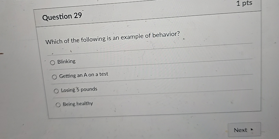 Solved Question 29Which of the following is an example of | Chegg.com