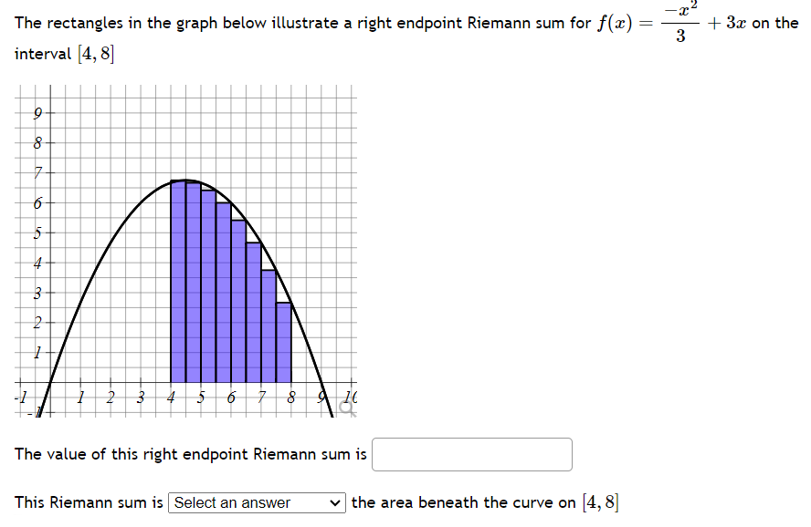 Solved The rectangles in the graph below illustrate a right | Chegg.com