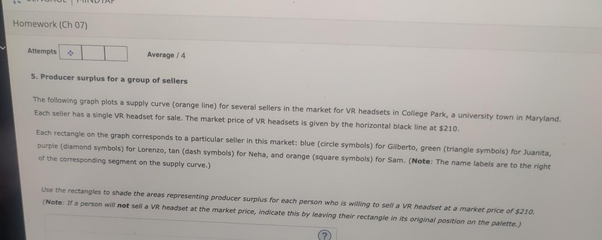 Solved Use the rectangles to shade the areas representing | Chegg.com