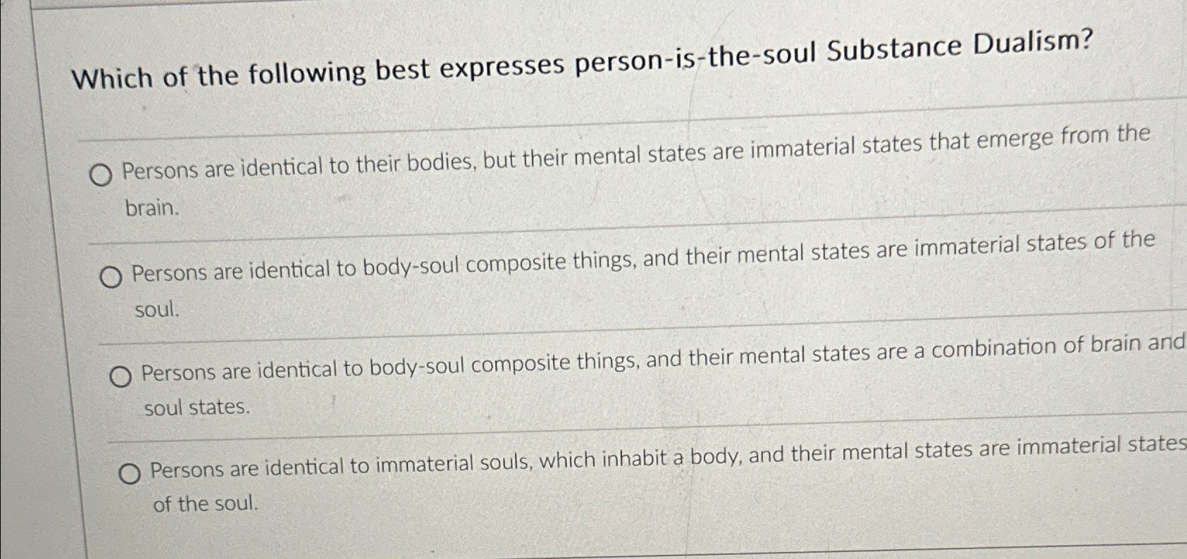 Solved Which of the following best expresses | Chegg.com
