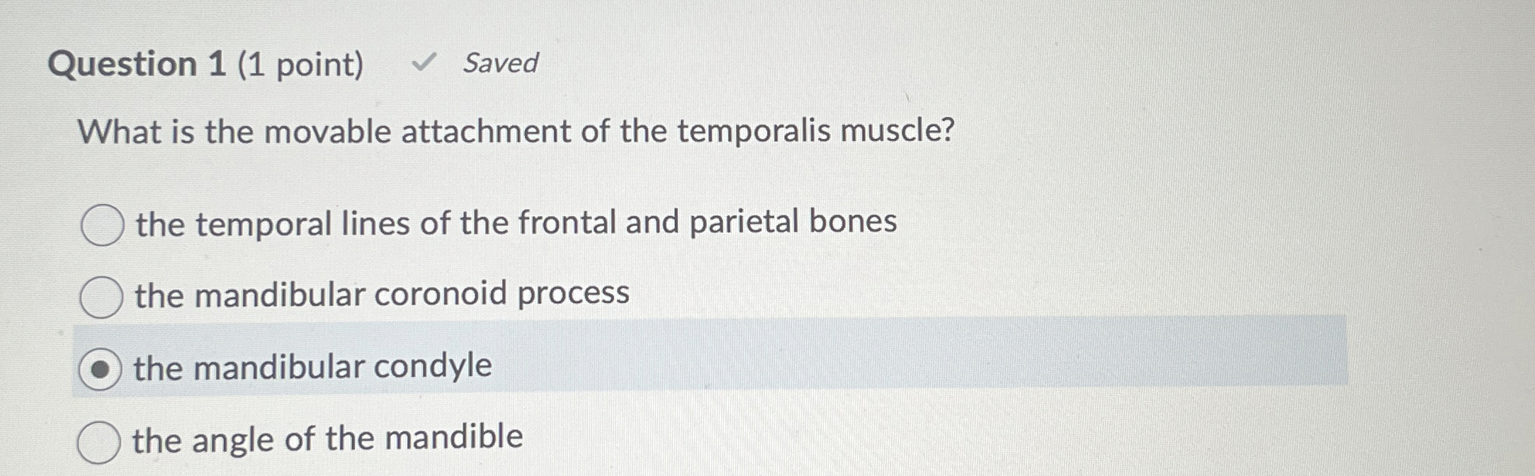 Solved Question 1 (1 ﻿point)SavedWhat is the movable | Chegg.com