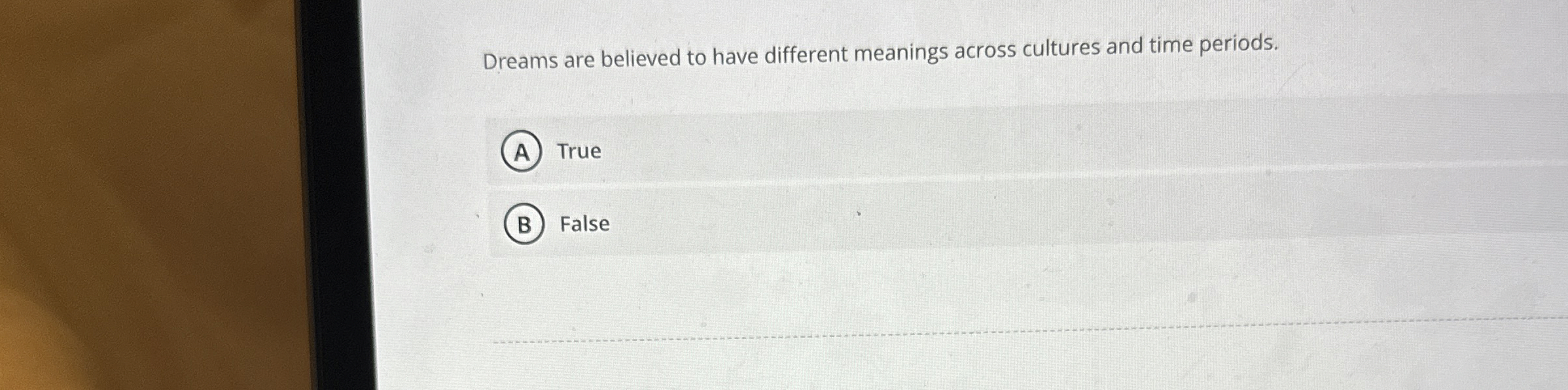 Solved Dreams are believed to have different meanings across | Chegg.com