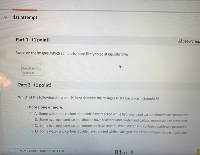 Solved 01 Question (2 points) These images show two | Chegg.com