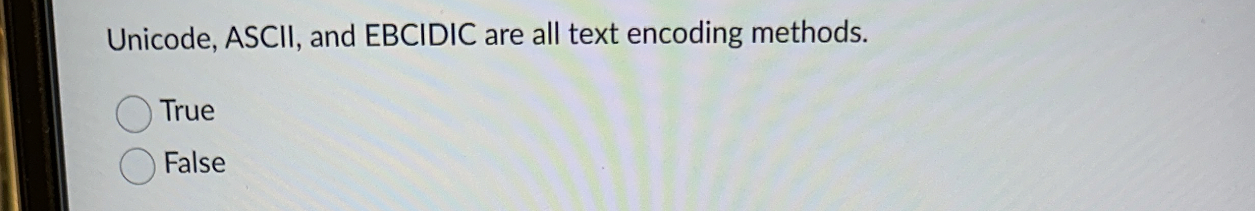 High Quality SOLUTION Unicode, ASCII, and EBCIDIC are all text encoding | Chegg.com
