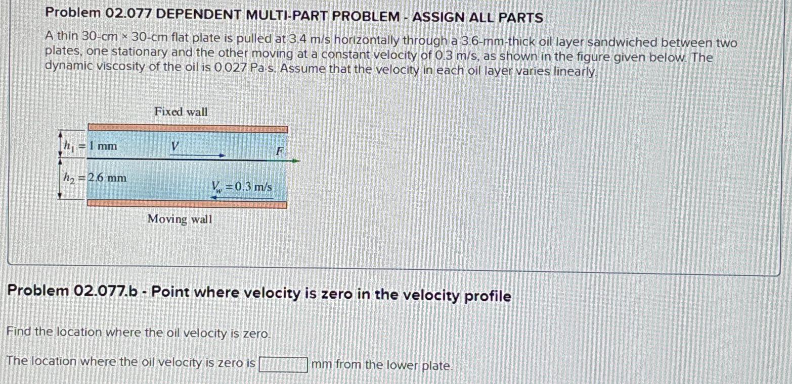 Solved Problem 02.077 ﻿DEPENDENT MULTI-PART PROBLEM - | Chegg.com