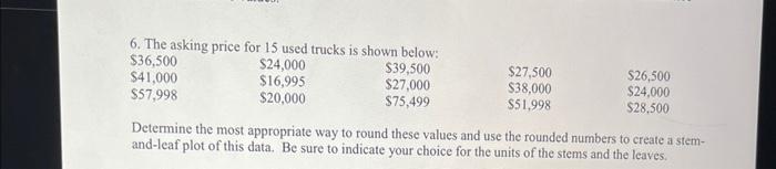 Solved Determine the most appropriate way to round these | Chegg.com