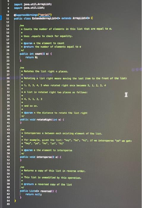 port java.utilaArrayList; port java.Util.List; | Chegg.com