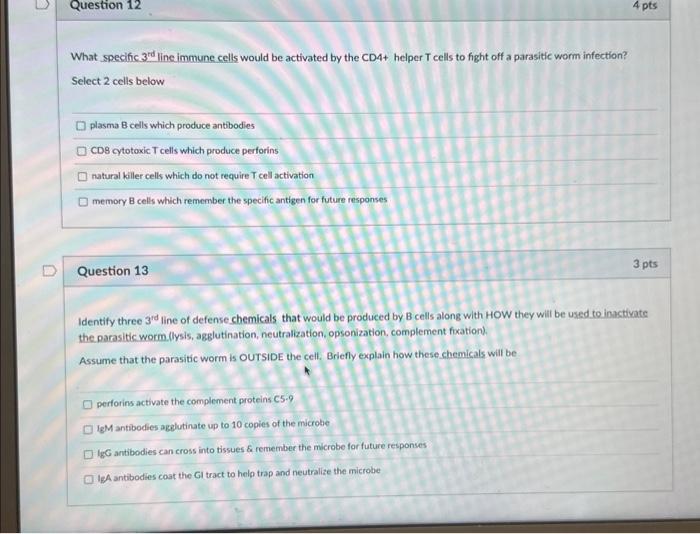 questions 12 & 13 | Chegg.com