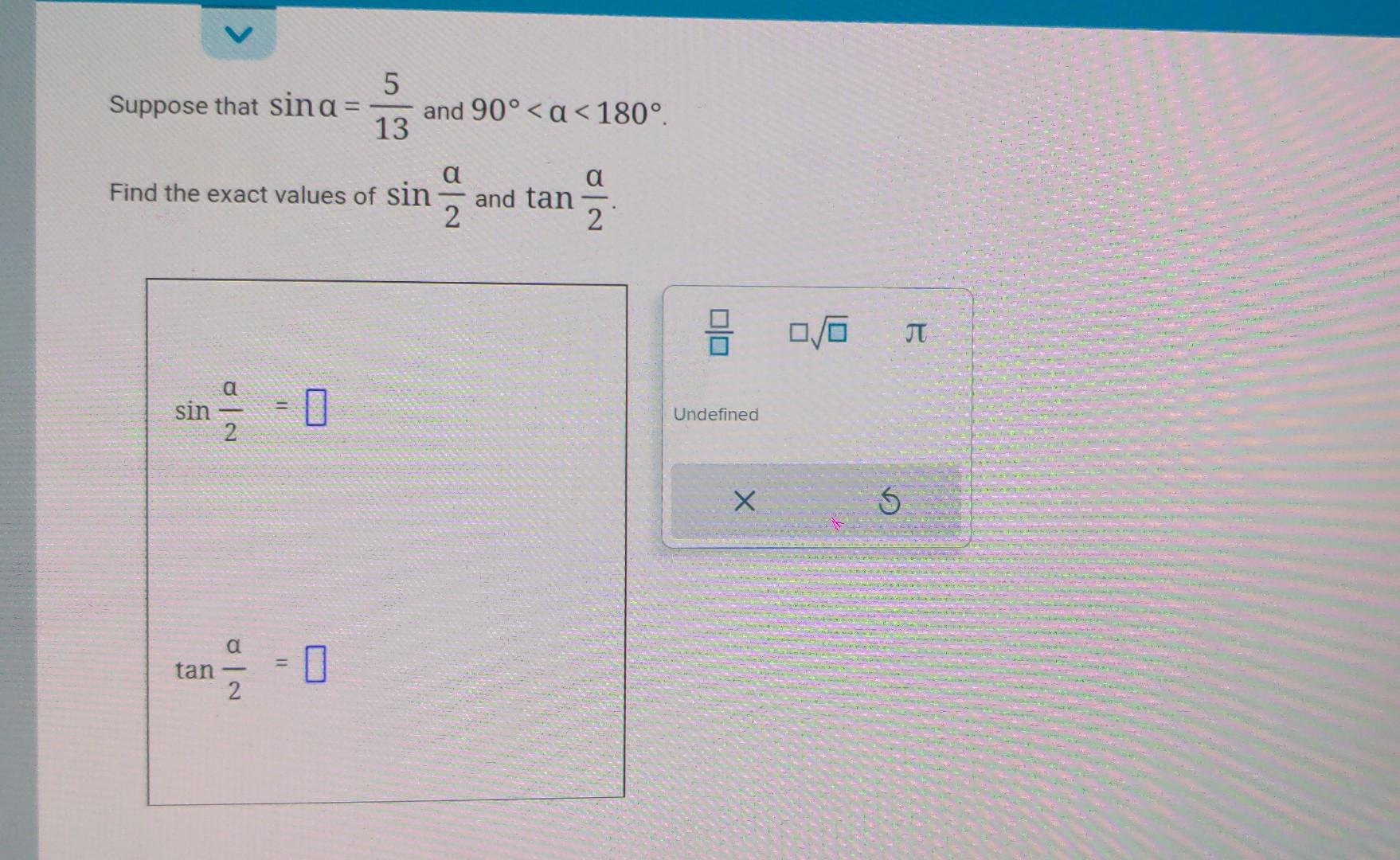 Solved Suppose that sinα=135 and 90∘