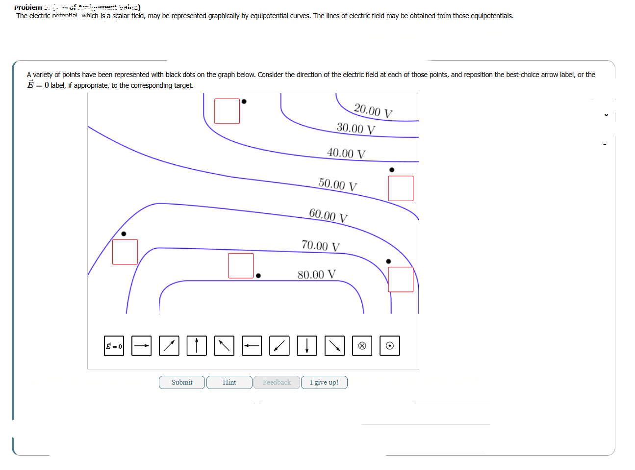 Solved ProiviellThe electric mentential which is a scalar | Chegg.com