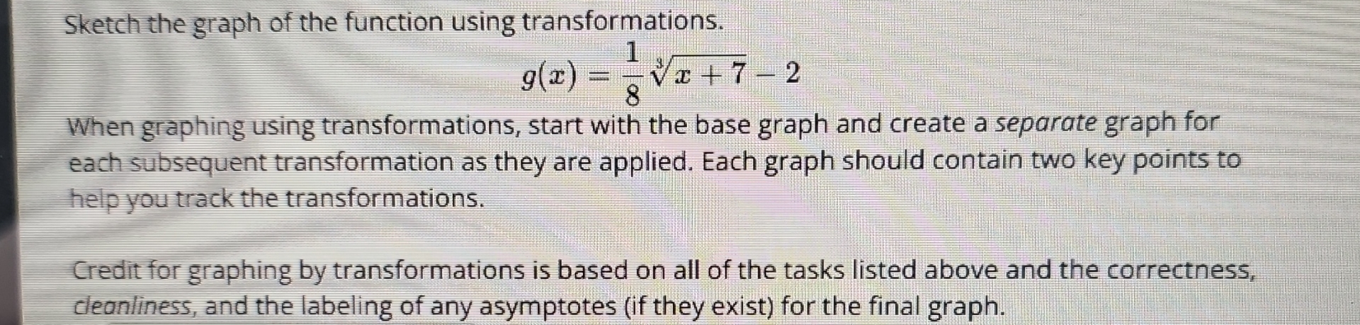 Solved Sketch the graph of the function using | Chegg.com