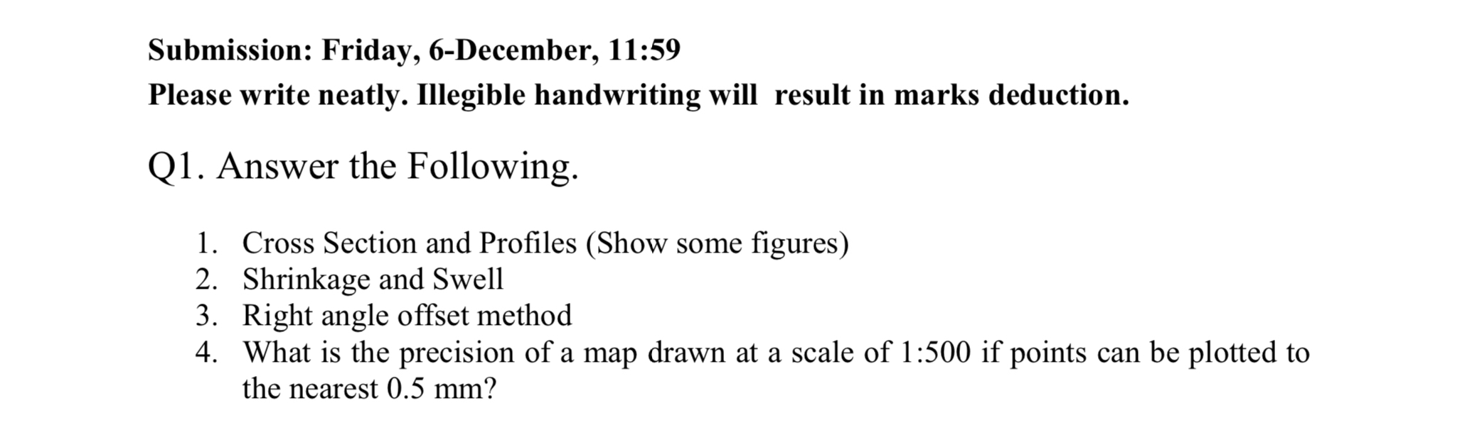 Solved Submission: Friday, 6-December, 11:59Please write | Chegg.com