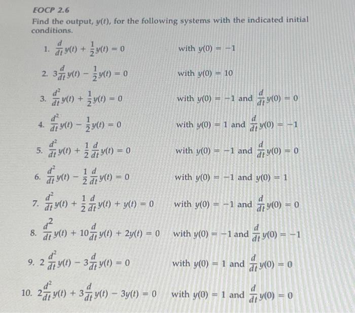 Solved Could use just alittle help..7-9EOCP 2.6 Find the | Chegg.com