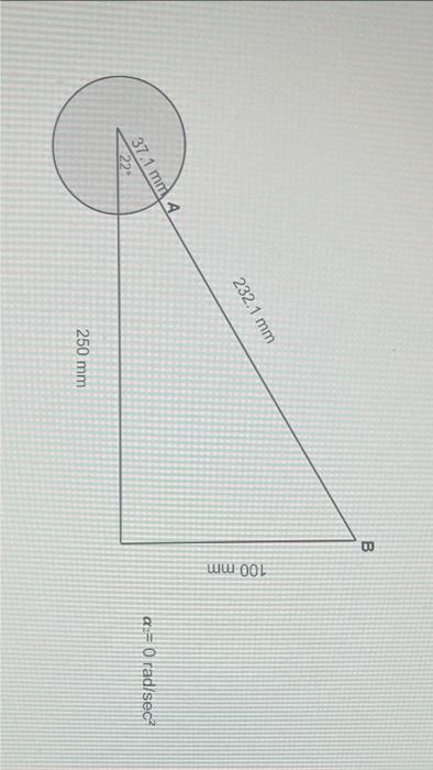 Solved What is the required angular velocity (rpm) for point | Chegg.com