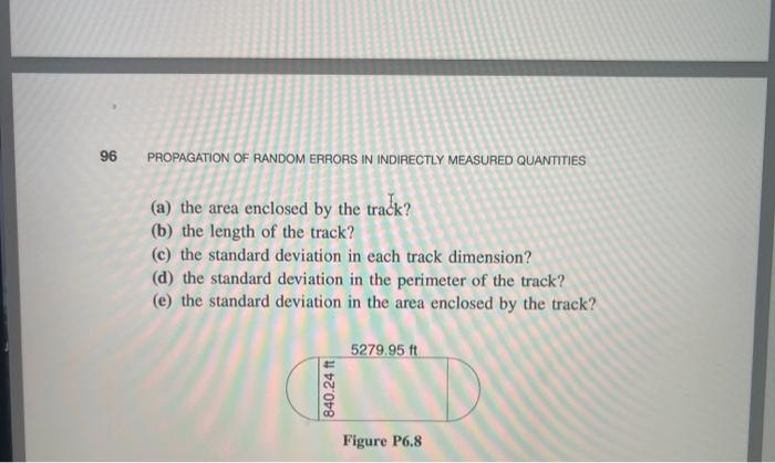 96 PROPAGATION OF RANDOM ERROAS IN INDIRECTLY | Chegg.com